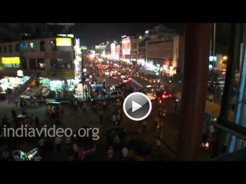 Night in Hyderabad, Andhra Pradesh, India, Video
