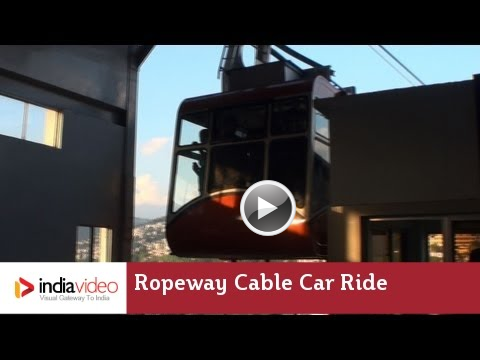Ropeway Cable Car Ride at Gangtok Hill Station in Sikkim