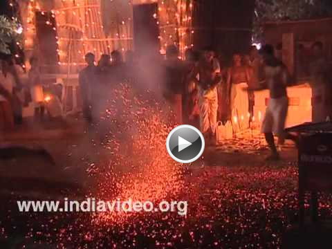 In burning devotion, Rituals, Kerala, India Video