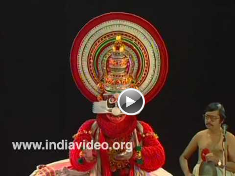 Kathakali Thadi Vesham Kathakali Performer Hi Res Stock Photography