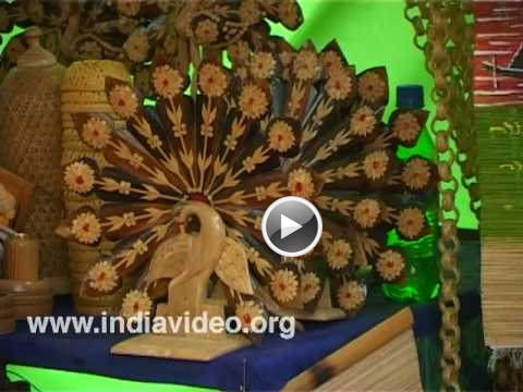 The exquisite bamboo and cane craft, Tripura, Craft, Haryana, India Video