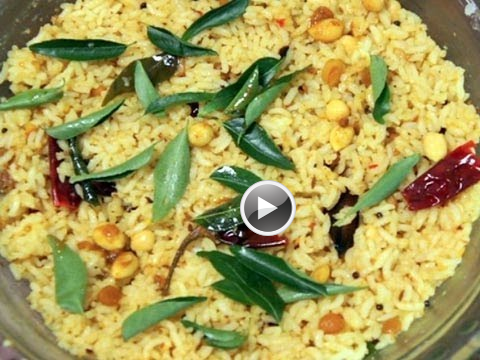 Puliyodarai, Puli Sadam, Tamarind Rice, Recipe, Video, Tamil Food, How ...