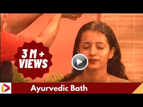 Video of Snana or Ayurvedic herbal bath | India video