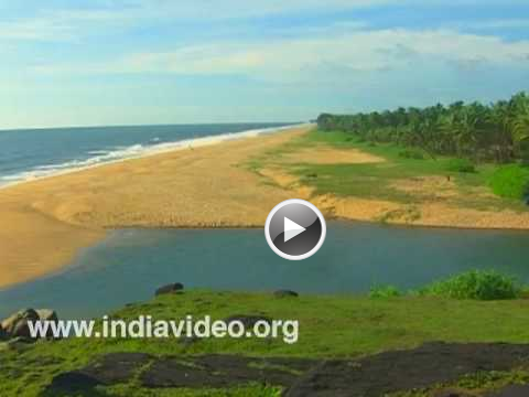 The golden sands of Kappil beach, Kasaragod, India, Kerala Videos