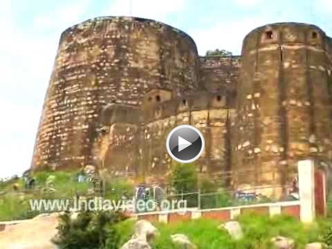 Walls, Jhansi Rani Fort, Video, Jhansi, Uttar Pradesh, India
