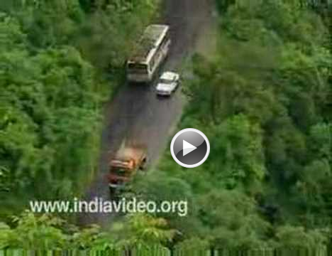 Wayanad Churam, a scenic mountain pass, India, Kerala Videos