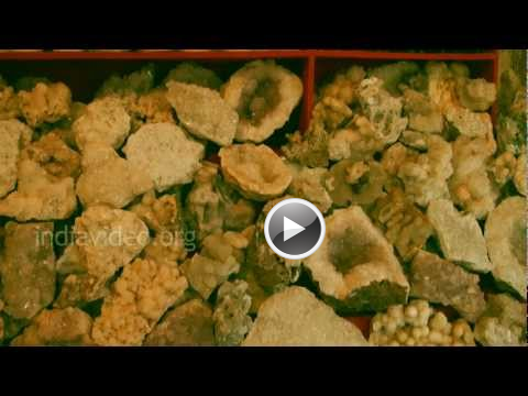 Semi-precious Stone Shop, Thana, Maharashtra, India, Video