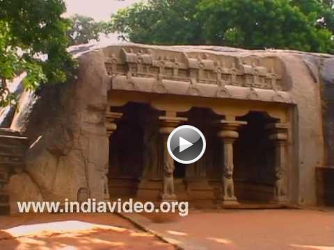Varaha Mandapa, Mahabalipuram, Chennai Tamil Nadu, India, Video