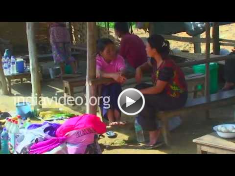 Weekly market, New Jalukie Village, Peren district, Nagaland, North ...