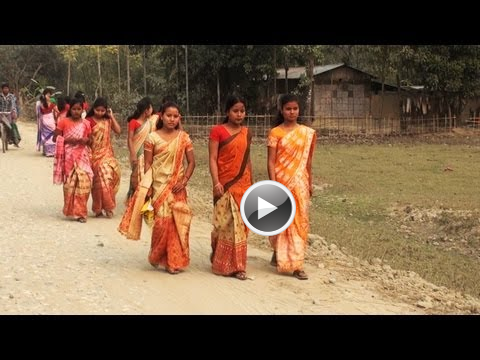 Bodo village near Manas, Bodo tribe, Assam, Video