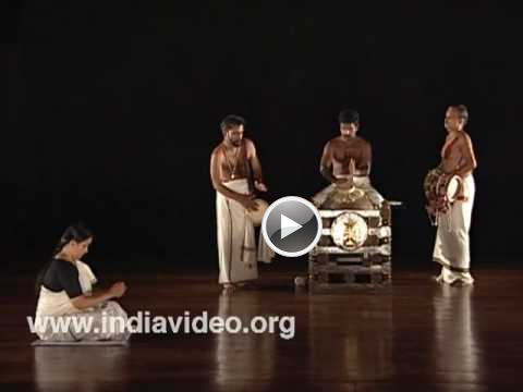 Mizhavu melam - percussion ensemble, Music, India, Kerala Videos