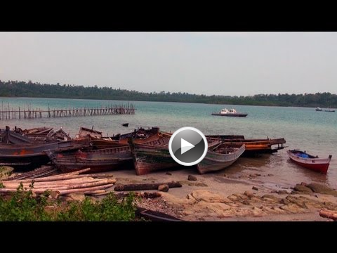 Aerial Bay Jetty, Diglipur, Port Blair Andaman and Nicobar Islands ...