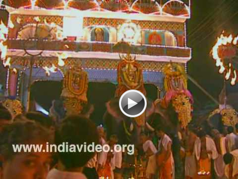 Vaikathashtami - festival at the Mahadeva temple, Kottayam, India ...