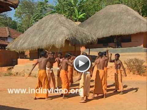 Kolkali - tribal art form of Wayanad in Kerala, India