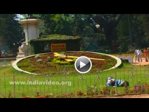 Video, Flower Clock, Lal Bagh Botanical Garden, Bangalore, India