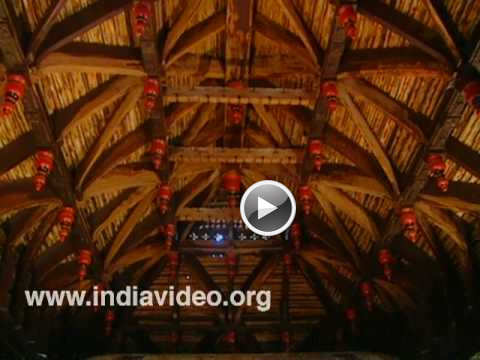 Koothambalam - traditional venue of classical art performances, Temple ...
