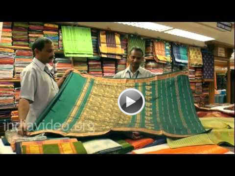 Textile Shop, Hyderabad, Andhra Pradesh, India, Video
