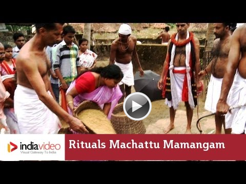 Rituals, Machattu Mamangam, Kuthirakolam, Thrissur, Kerala, India, Video
