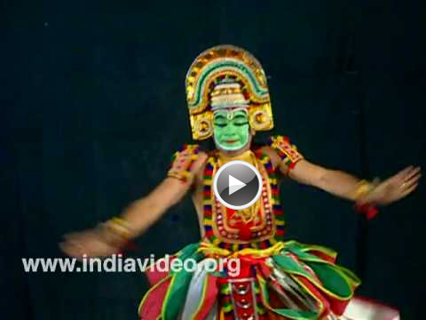 Ottanthullal - the satirical solo dance , Art Forms, India, Kerala Videos