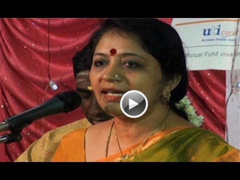 Vijayalakshmy Subramaniam, Carnatic vocalist, Neelakanta Sivan Music ...