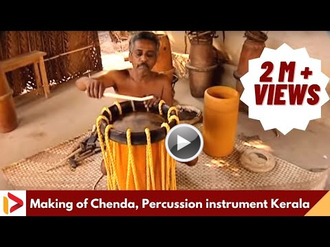 The making of a famous drum - a Chenda comes alive, Percussion ...