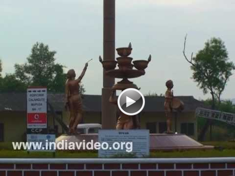 Divja Circle – Traffic island, Goa, Video, India