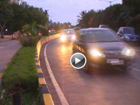 Carter Road, Bandra, Mumbai, Bombay, Maharashtra, Video