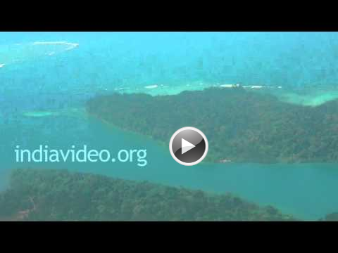 Aerial View of Andaman and Nicobar Islands, Union Territory, India, Video